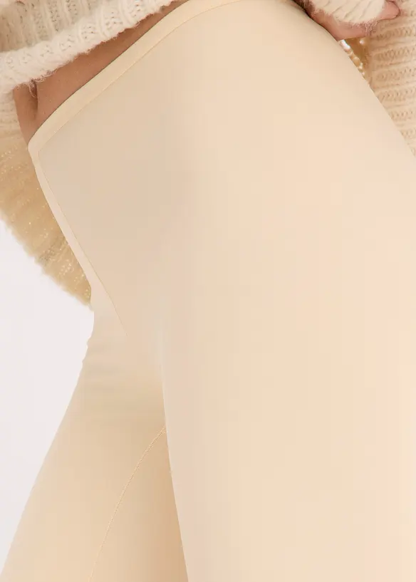 Sykkelshorts med "anti gnisse"-effekt - beige